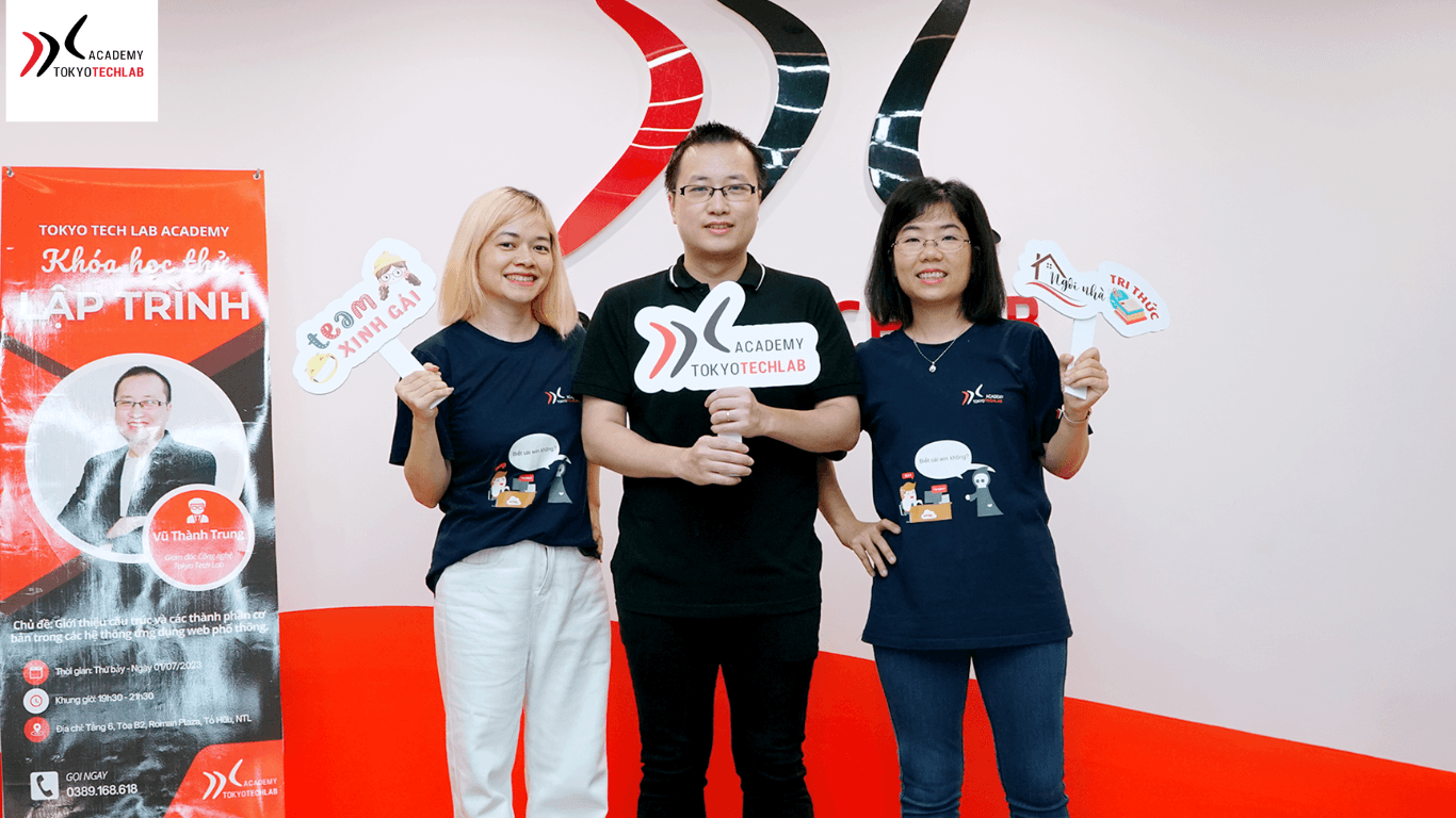 Học thử: "Xây dựng hệ thống ứng dụng web" - Tokyo Tech Lab Academy